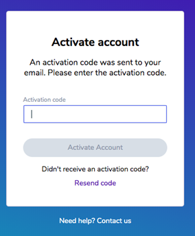 Quick Start - login into the EVA Portal